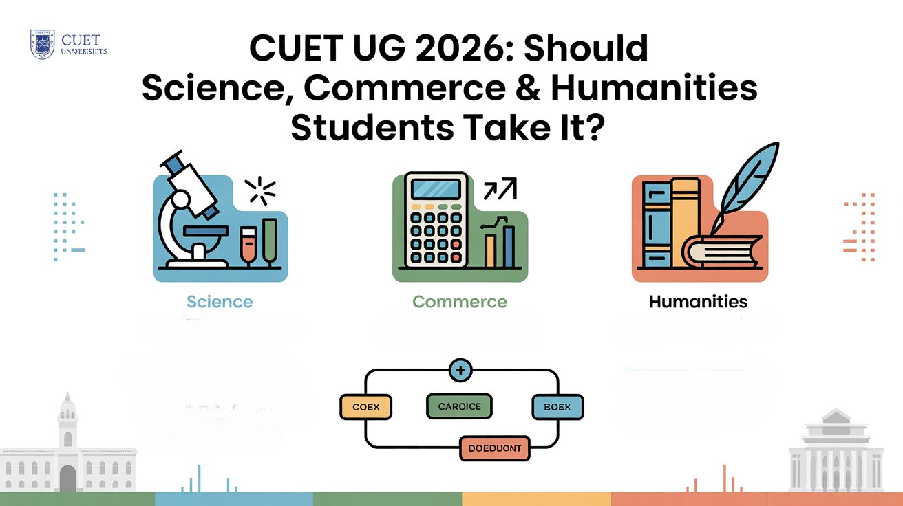 CUET UG 2026: Who Should Apply from Science or Commerce?